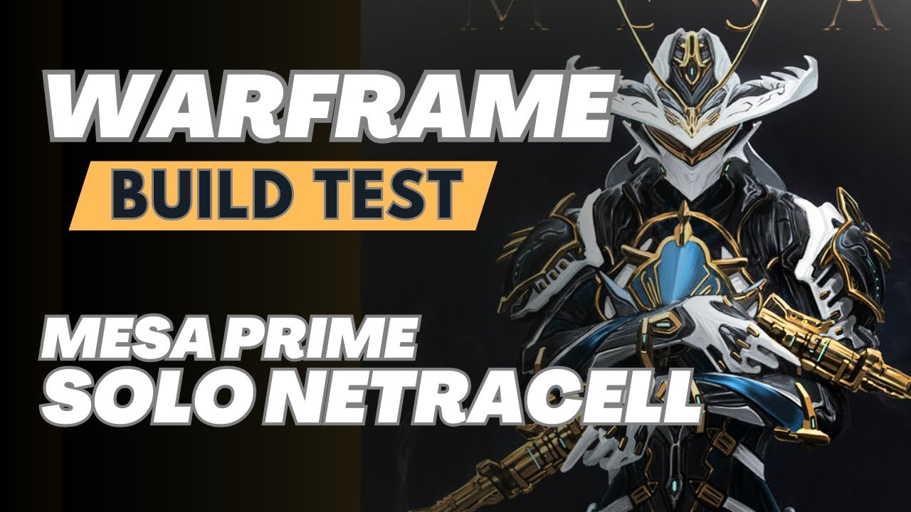 Warframe India Ajju9e7 Netracell With Mesa Prime Solo Warframe