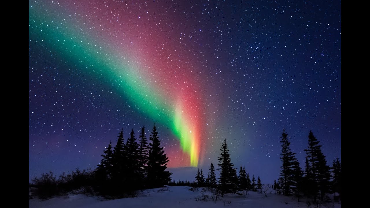 Aurora Borealis Time Lapse Movie Youtube