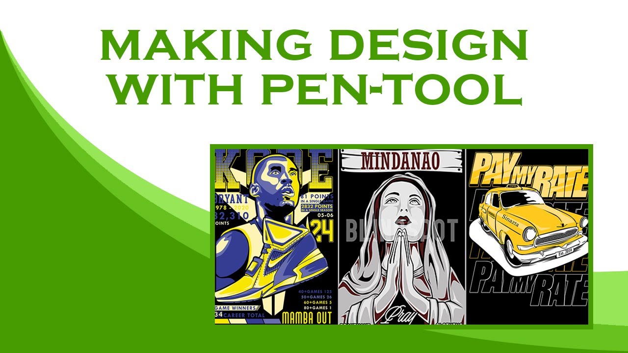 Making Design Tutorial Using Pentool Youtube