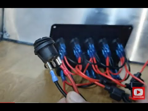 How To Wire A Switch Panel With A Isolation Switch Youtube