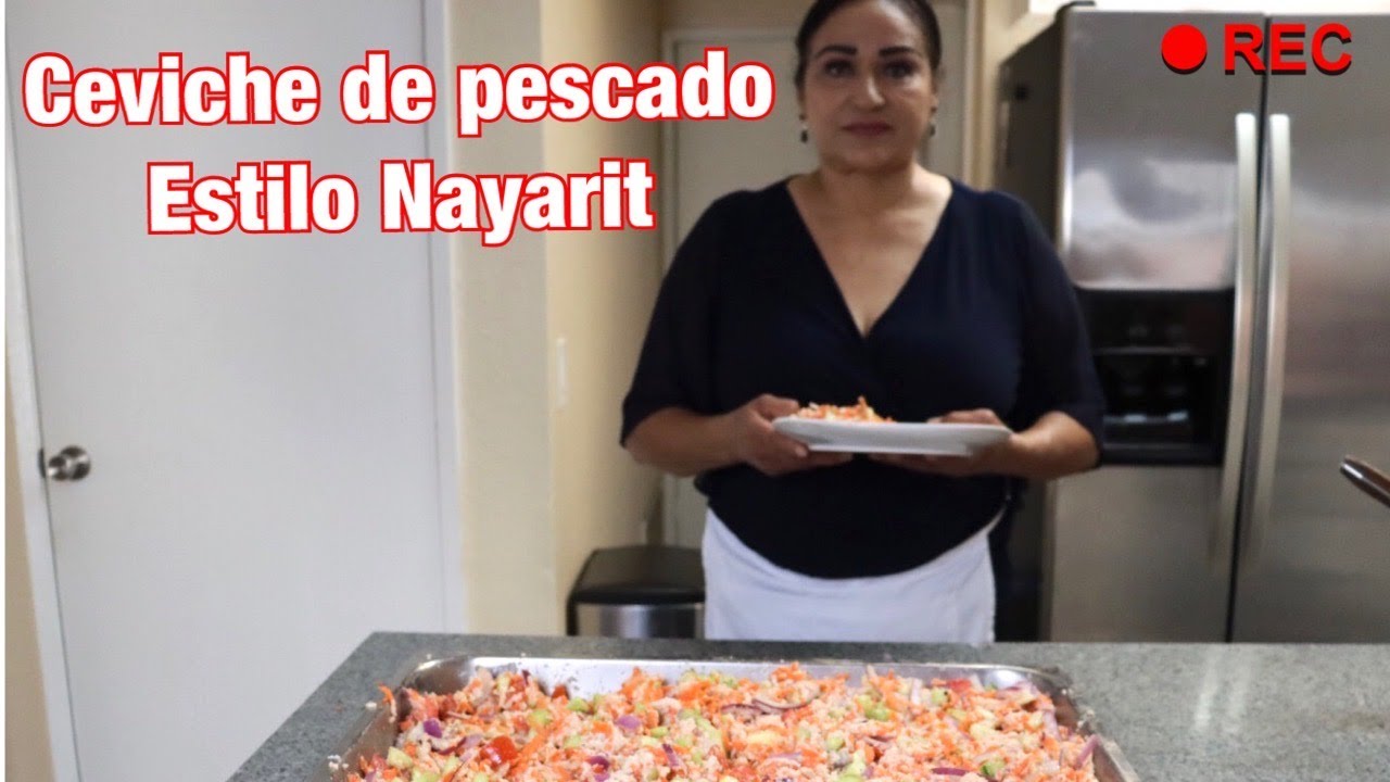 Ceviche De Pescado Estilo Nayarit Youtube