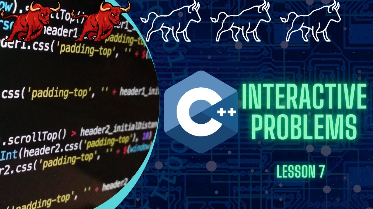 Competitive Programming Interactive Problems Lesson 7 Youtube