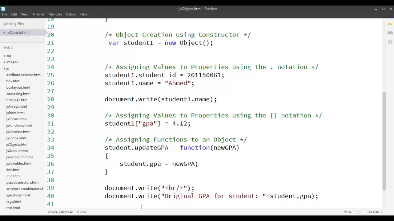 7 Javascript Objects Youtube