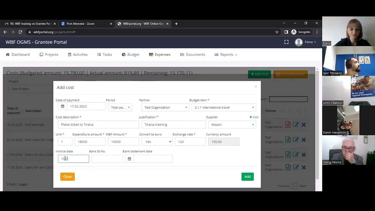 Grantee Portal Reporting Tutorial Youtube