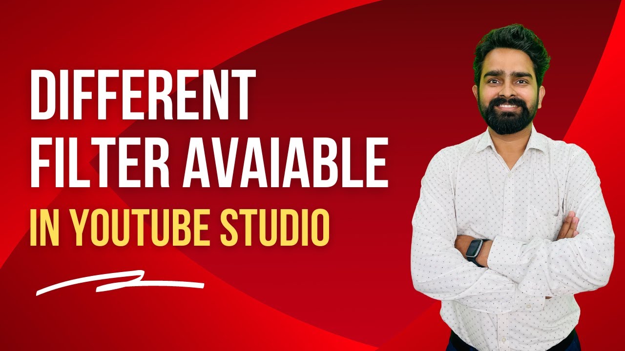 Different Filter Available In Studio How To Use Youtube
