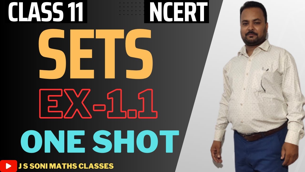 Class 11th Maths Exercise 1 1 Chapter 1 Sets Ncert Youtube