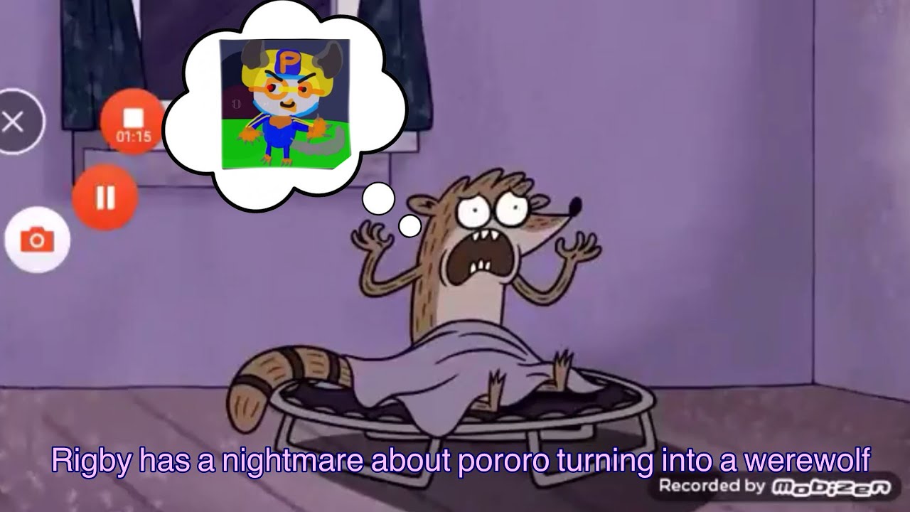 Rigby Has A Nightmare About Pororo Turning Into A Werewolf Youtube