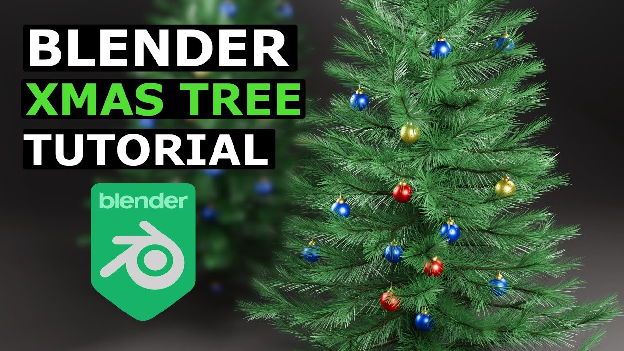 Blender Christmas Tree For Beginners Youtube