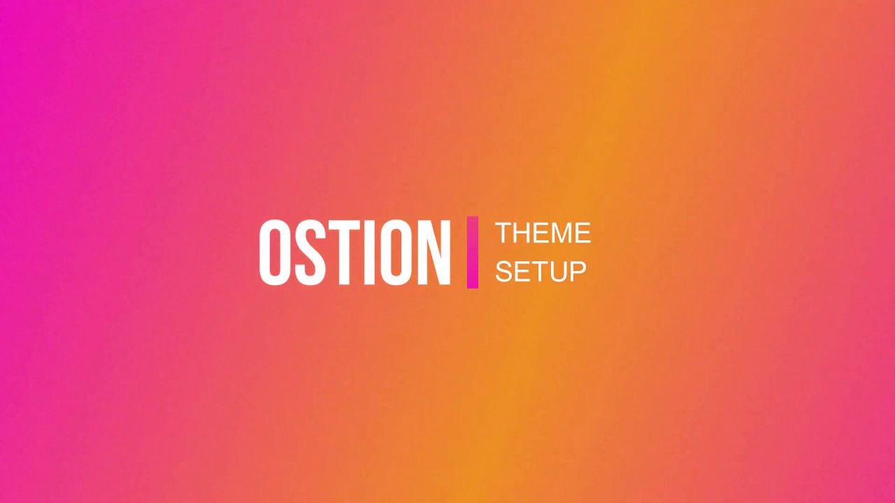 Ostion Demo Content Setup Youtube