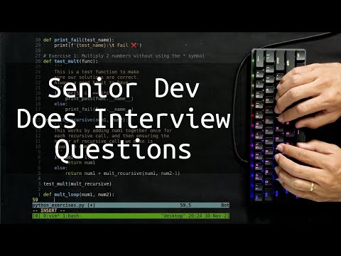Asmr Programming Senior Dev Does Beginner Python Exercises No
