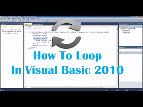 How To Loop Looping Using For In Visual Basic Explained Youtube