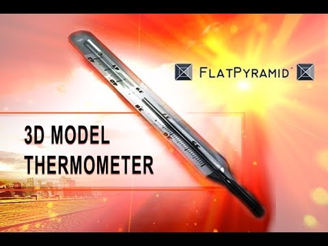 3d Model Thermometer Review Youtube