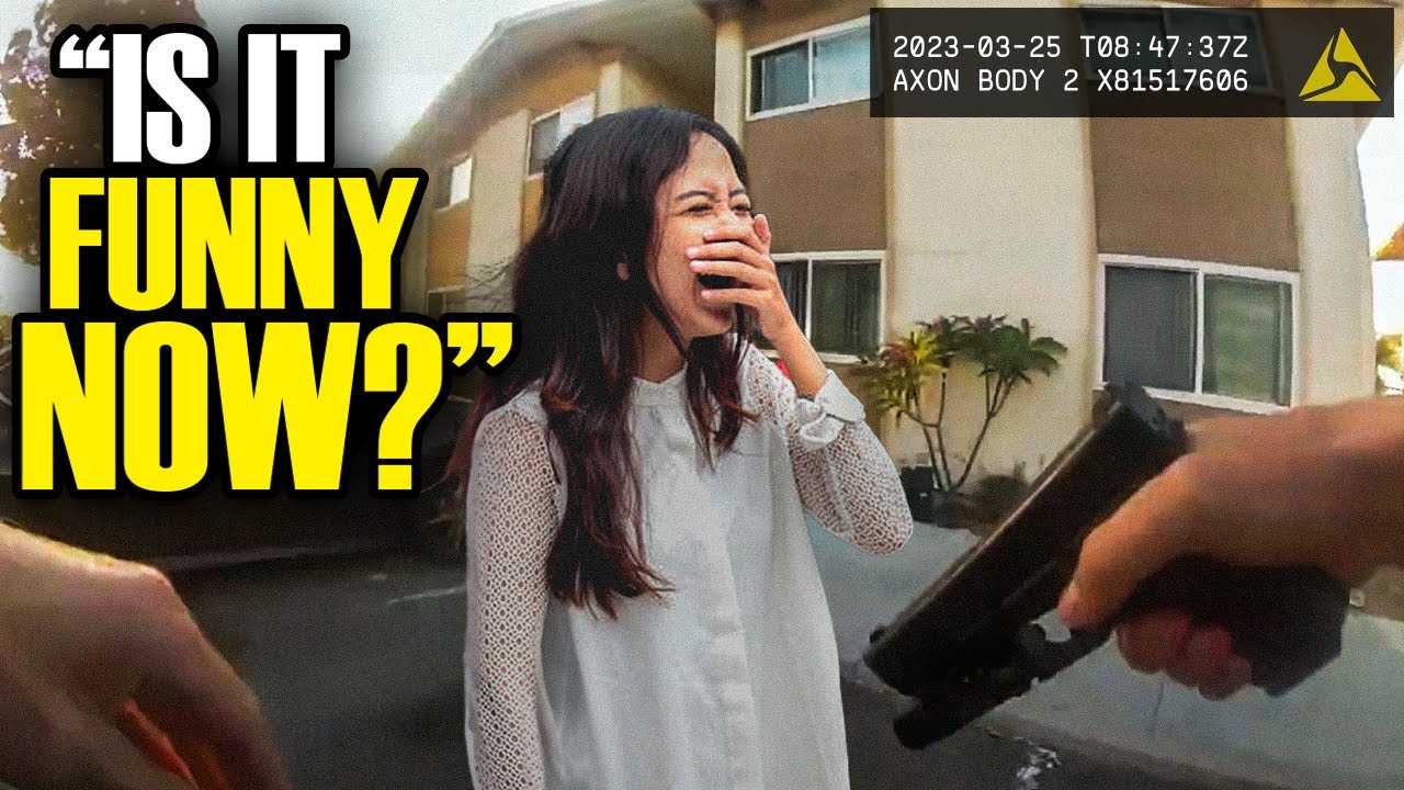 Cop Assaults Woman Over Silly Joke Youtube