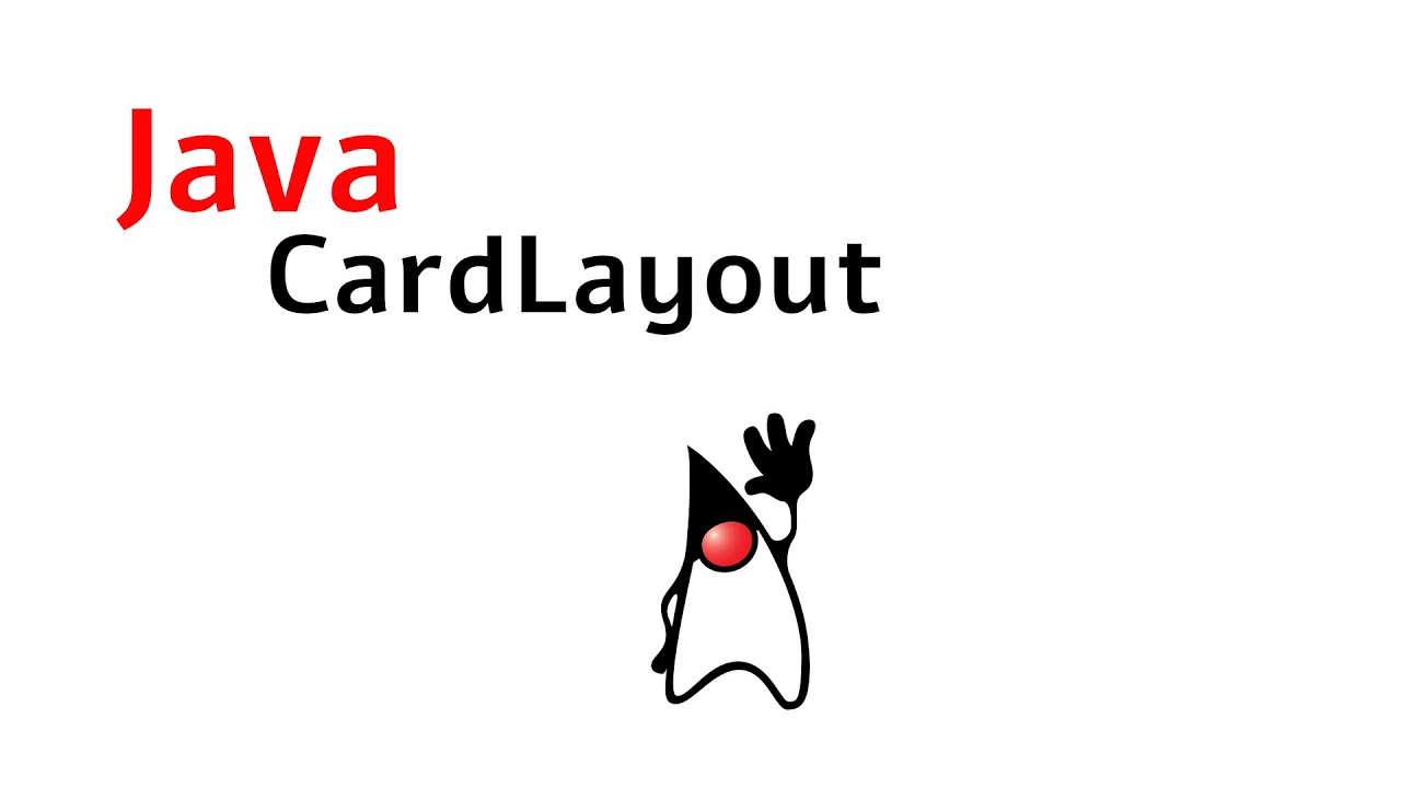 Java Swing Cardlayout Youtube