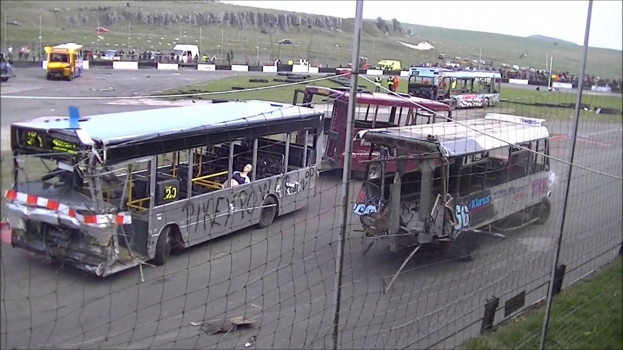 Bus Coach Bangers Buxton Raceway 21st April Final Youtube