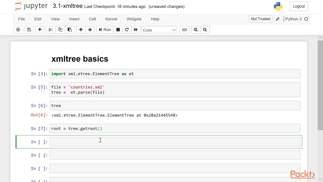 The Modern Python Challenge Using Elementtree To Parse Xml Packtpub