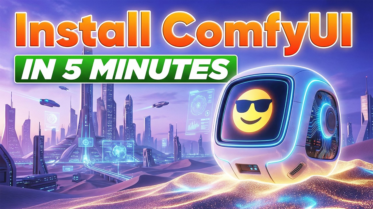 Install Comfyui In 5 Minutes 2026 Tutorial Youtube