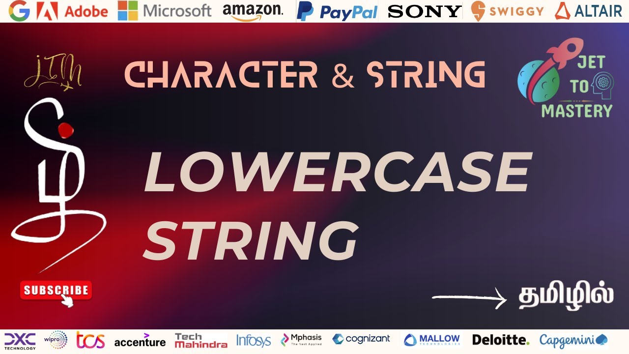 Converting Uppercase To Lowercase Geeksforgeeks Codingtutorial