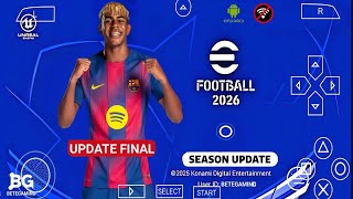 Efootball Pes 2026 Ppsspp Android Offline Ps5 Camera Efootball 2026 Psp ...