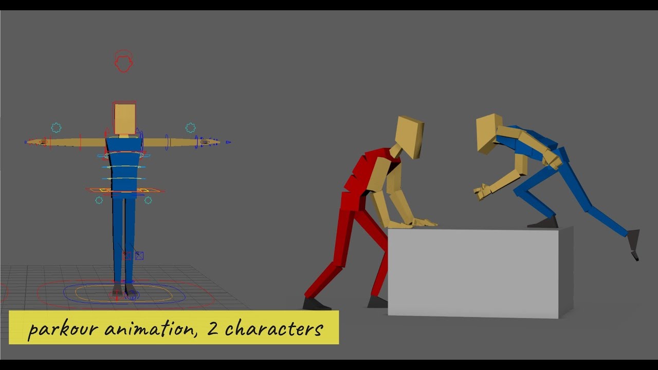 3d Animation Workflow Parkour Animation 6 Steps Youtube