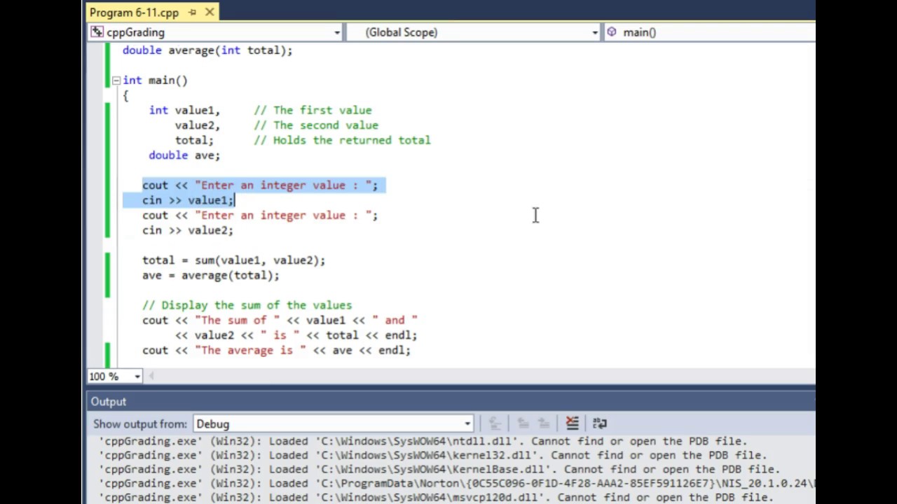 Value Returning Functions Part 3 Youtube