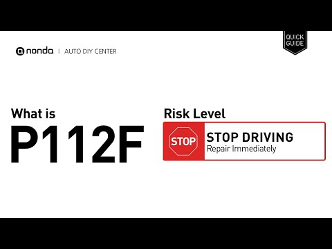 What Does Code P112f Mean