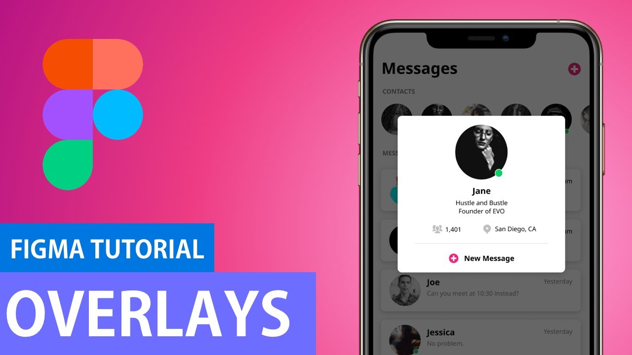 Figma Tutorial Overlay Youtube