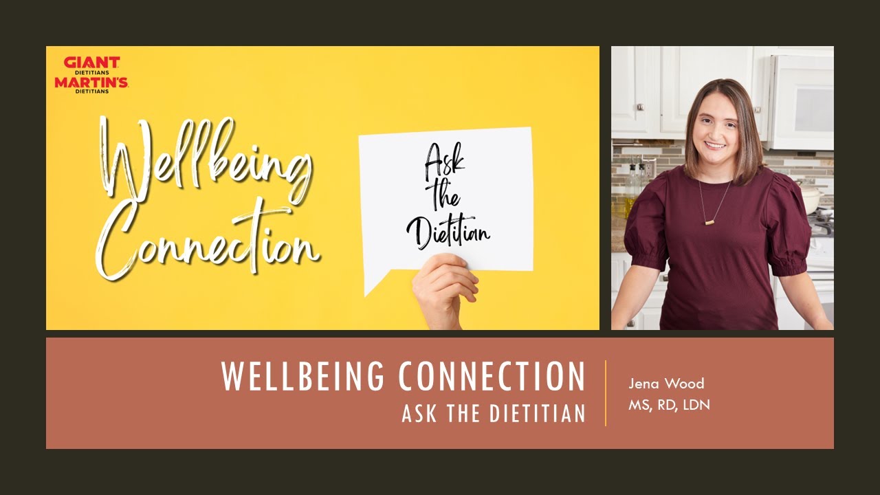 Wellbeing Connection Ask The Dietitian Youtube