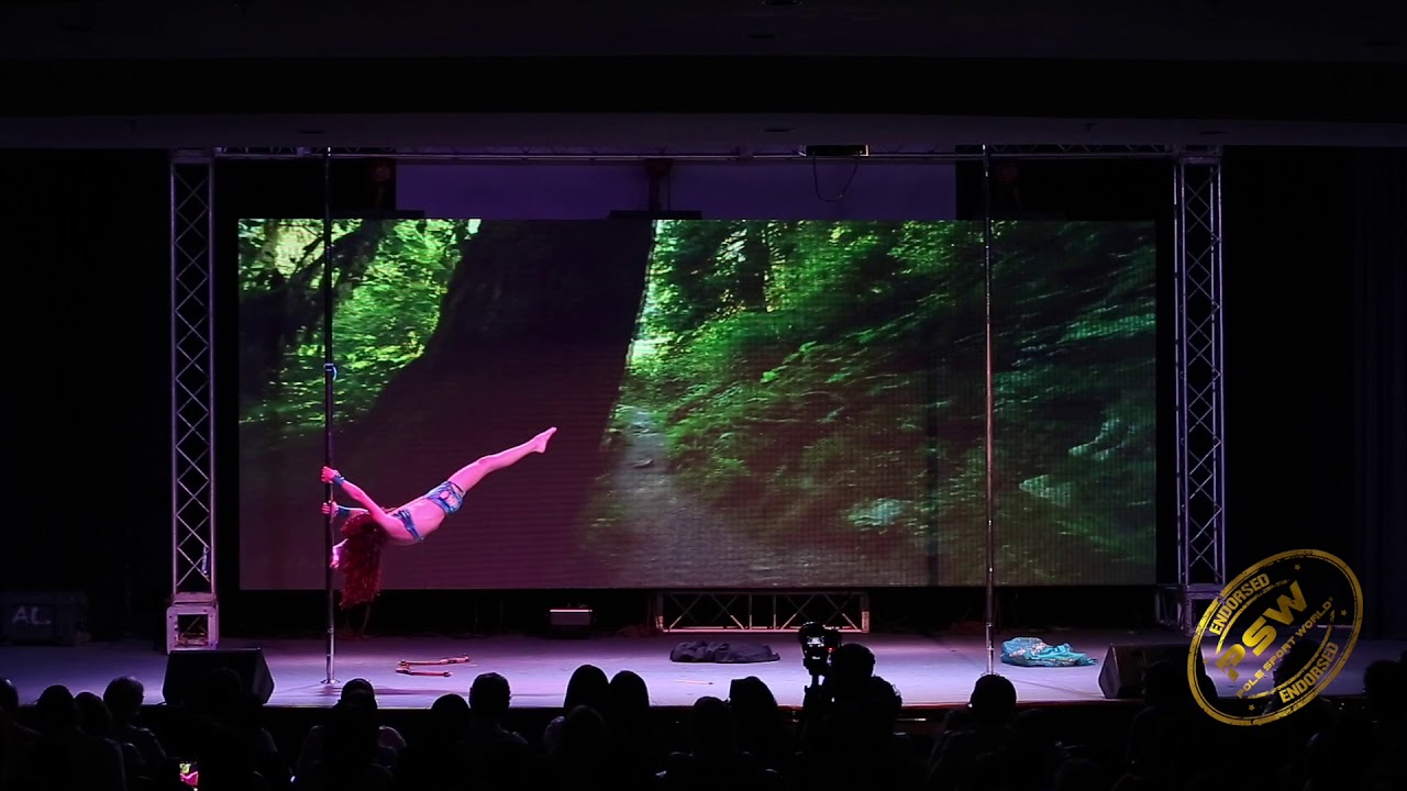 Psw Sarah Gandolffi Pole Art Amateur Kids Pole Sport World Youtube