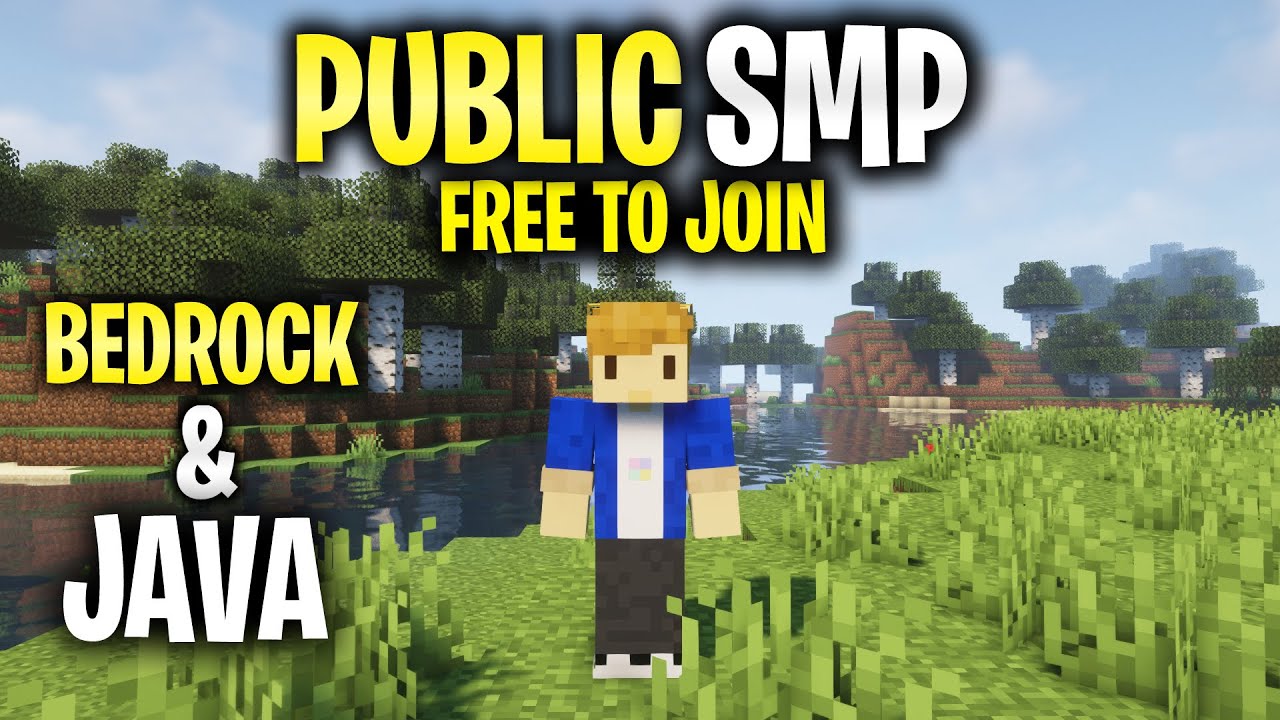 Public Minecraft Smp Free To Join For Java Bedrock Youtube