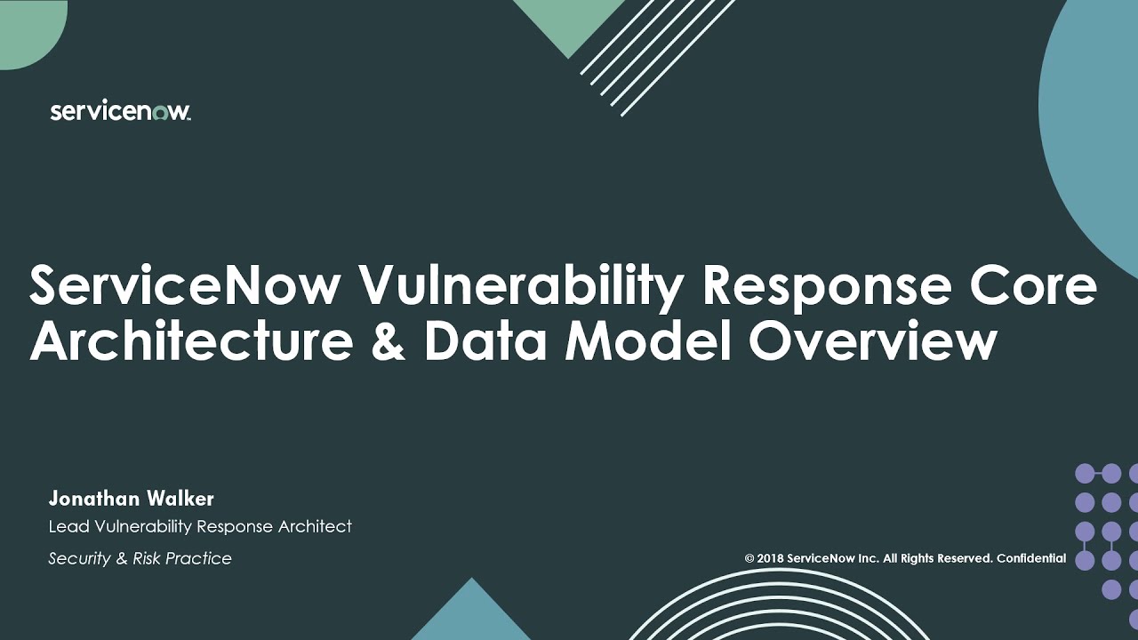 Techbyte Vulnerability Response Architecture Data Model Overview