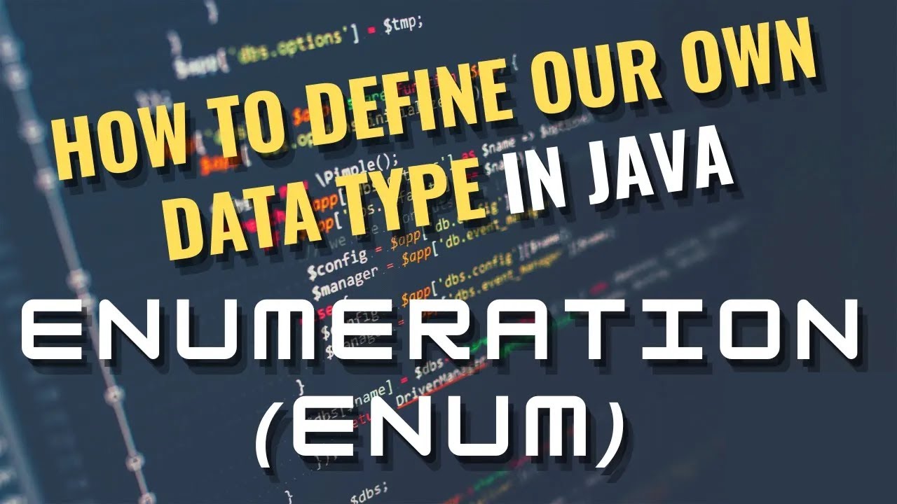 Enumeration In Java In Hindi How To Define Our Own Data Types In