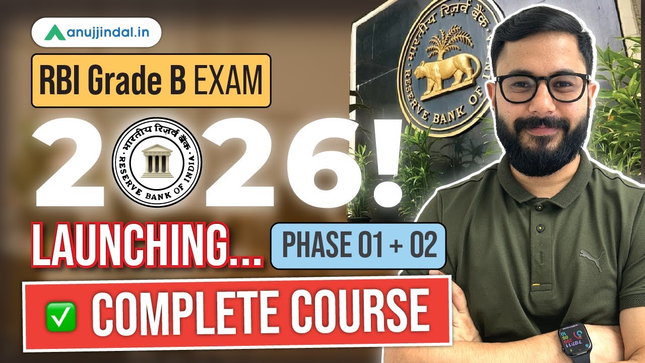 Rbi Grade B 2026 Complete Course Launched Rbi 2026 Preparation