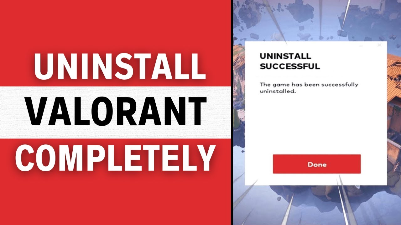 How To Uninstall Valorant Completely Full Guide Youtube