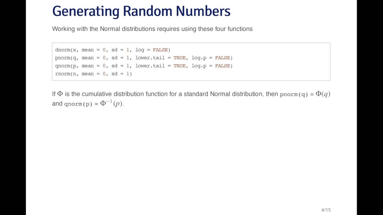 Simulation Generating Random Numbers Hd 720p Youtube