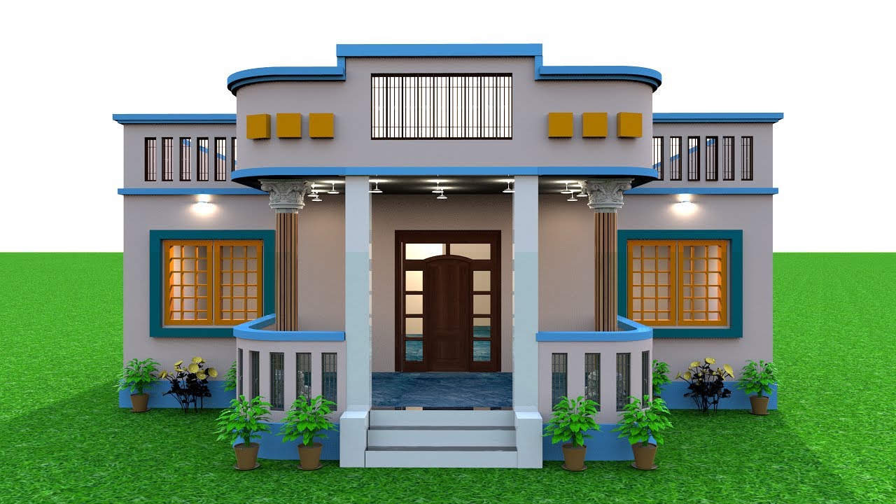 Low Cost Simple Village House Design Pictures In India Modern Style