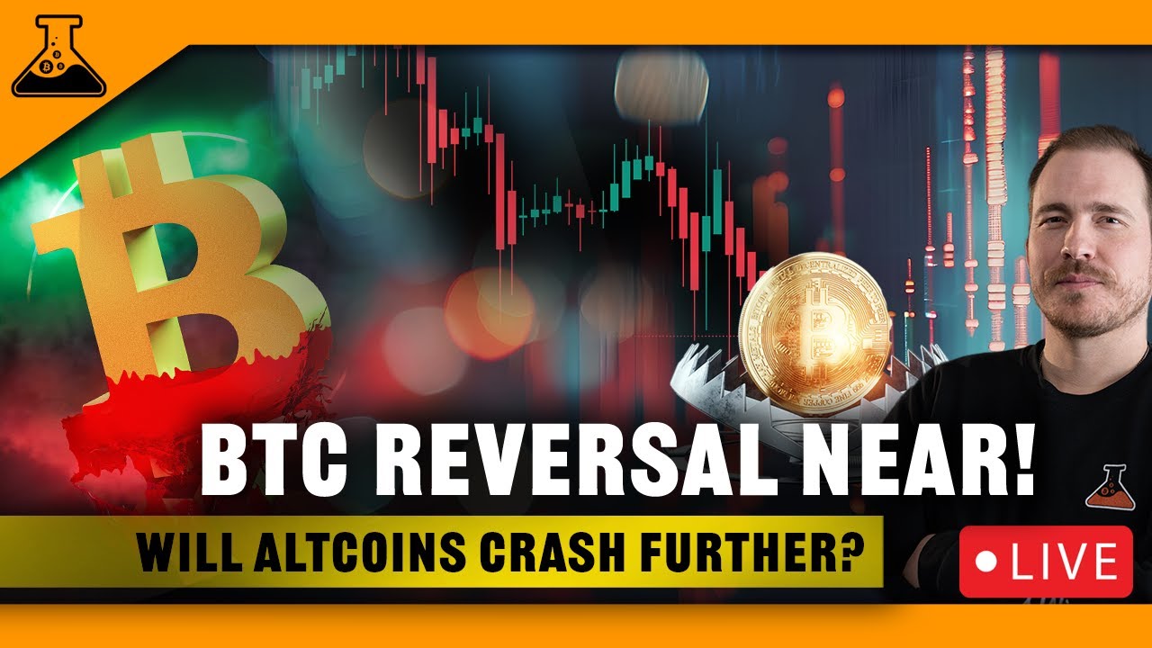 Crypto Crash Altcoins Going Lower Bitcoin Reversal Setup Youtube