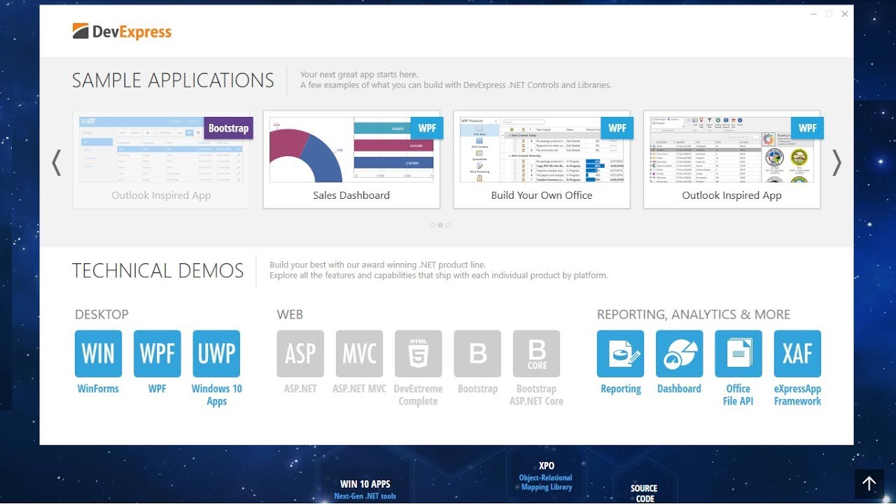 Wpf Ui Controls Library C Vbnet Devexpress Wpf Navigation Ui Controls