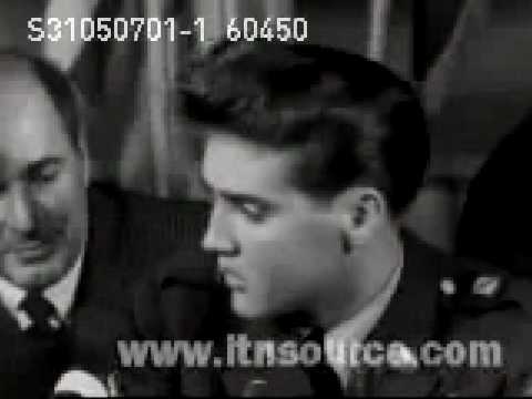 Elvis Presley Interview 1959 60 Youtube