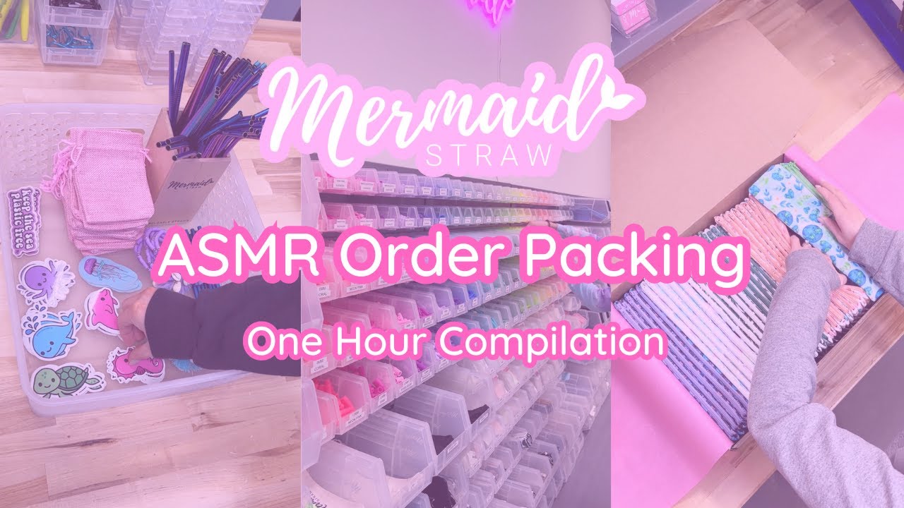 Packaging Orders Asmr 1 Hour Compilation Youtube