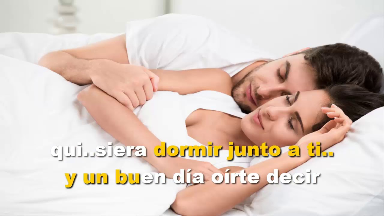 Karaoke Quisiera Dormir Junto A Ti Frederick Francois Youtube