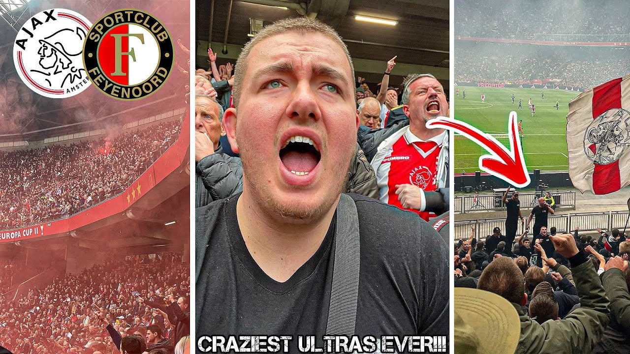 Ajax Vs Feyenoord 2 3 English Fan Experiences Craziest Ultras At De