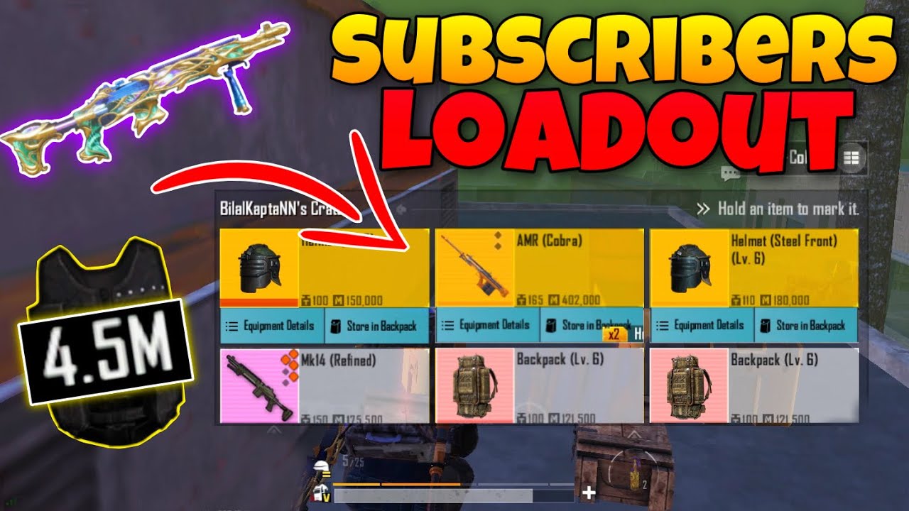 Lvl2 Set Improved Mk 亞 Subscribers Loadout Part 1 Metro Royale
