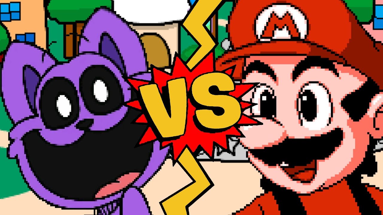 M U G E N Battles Catnap Vs Mario Poppy Playtime Vs Super Mario