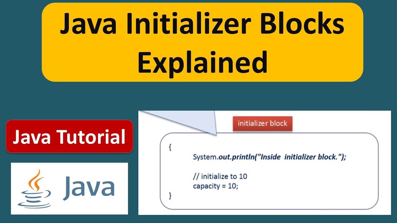Using Initializer Blocks In Java Java Initializer Blocks Explained