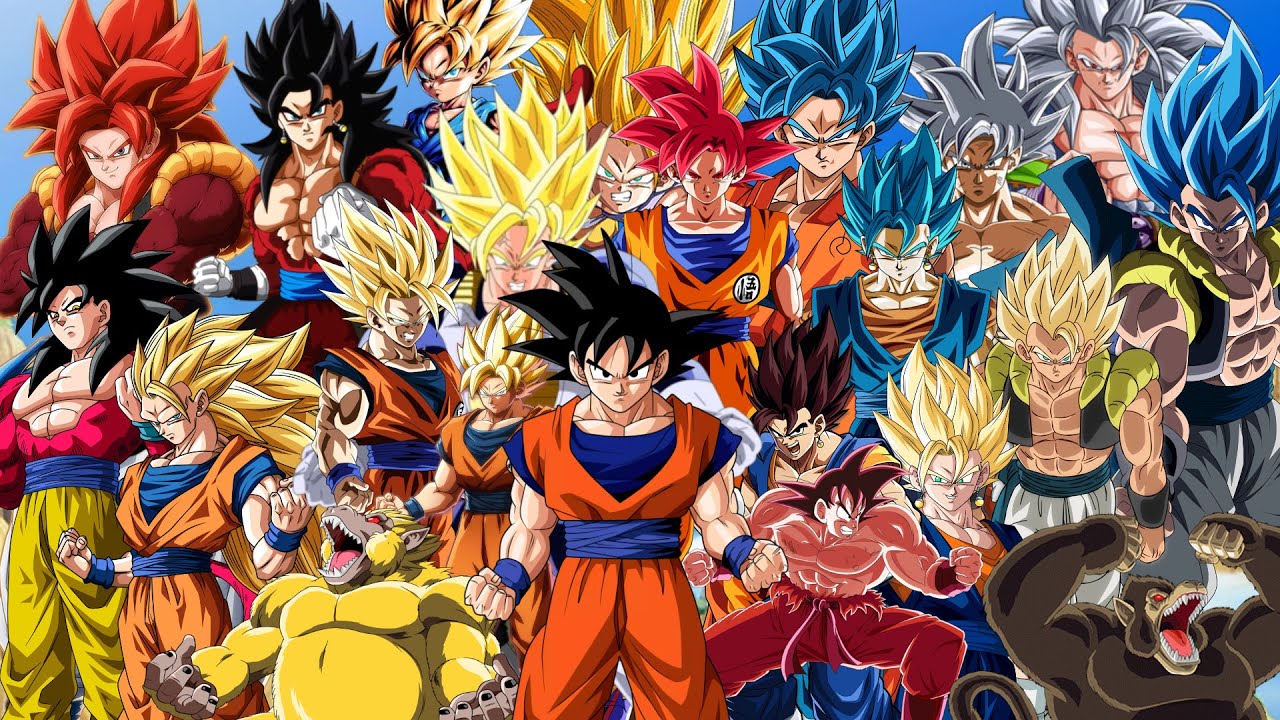 Every Goku Transformation Youtube