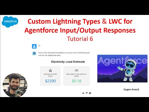 Custom Lightning Types Lwc For Agentforce Input Output Responses