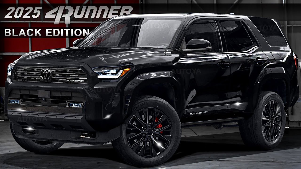 2025 Toyota 4runner Black Edition Most Aggressive Trim For The New