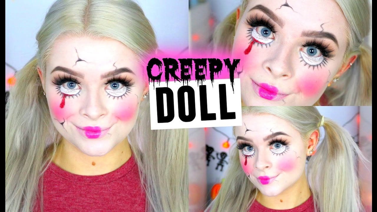 How To Make Creepy Doll Makeup Saubhaya Makeup
