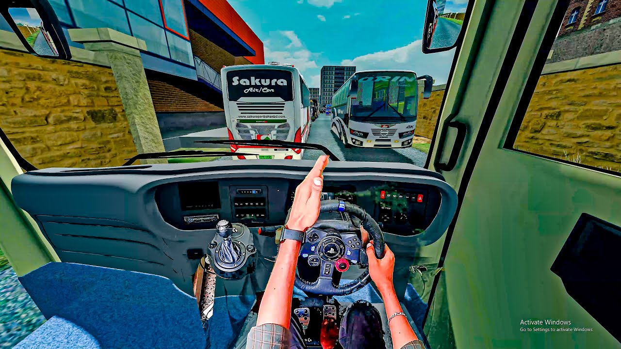 Bus Driver Argument Eurotruck Simulator Logitech G29 Gameplay Youtube